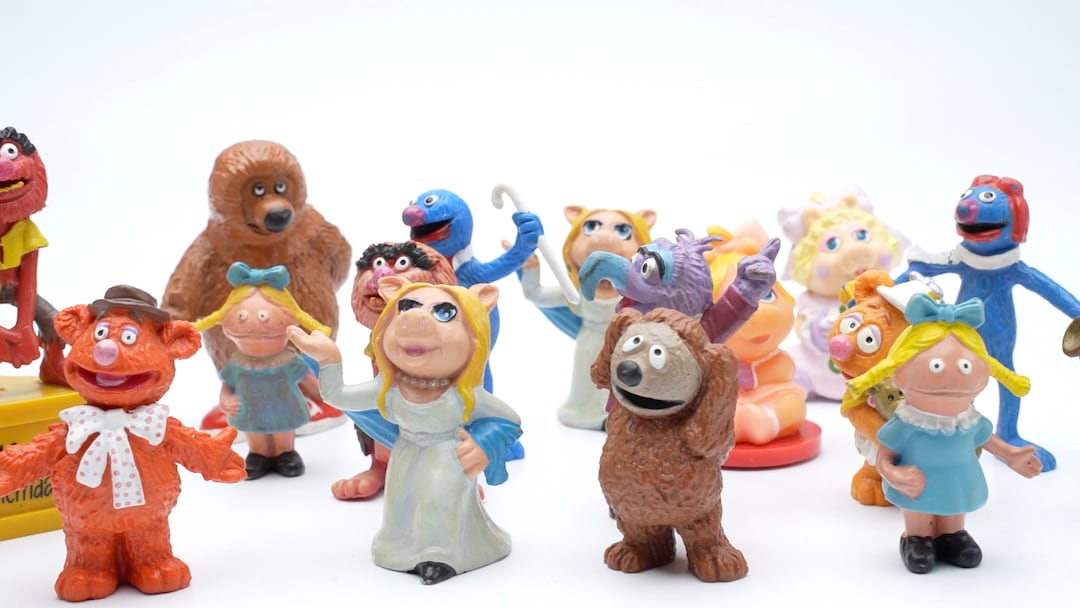 Vintage Muppets Figures From Various Years - Perfect for Collectors or ...
