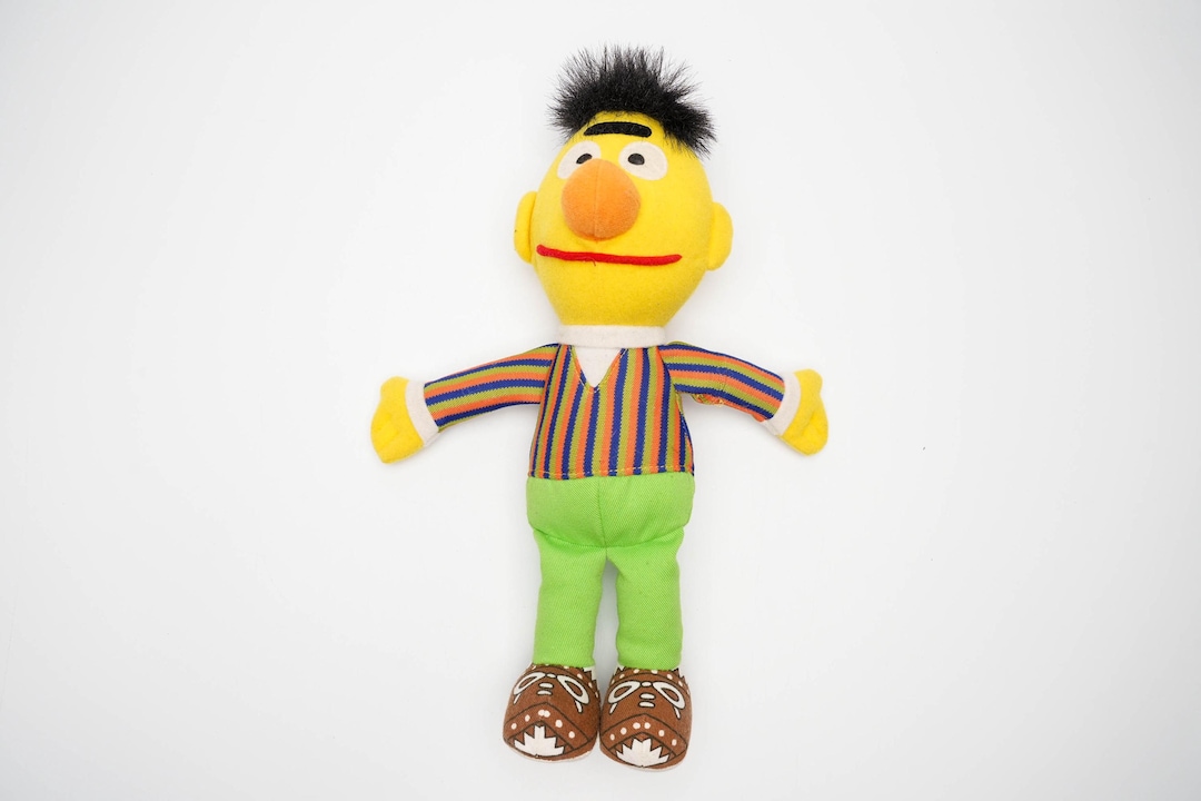 Vintage Sesame Street Bert Plush Toy – Junior Toys AG (2002) – 28 Cm/11 ...