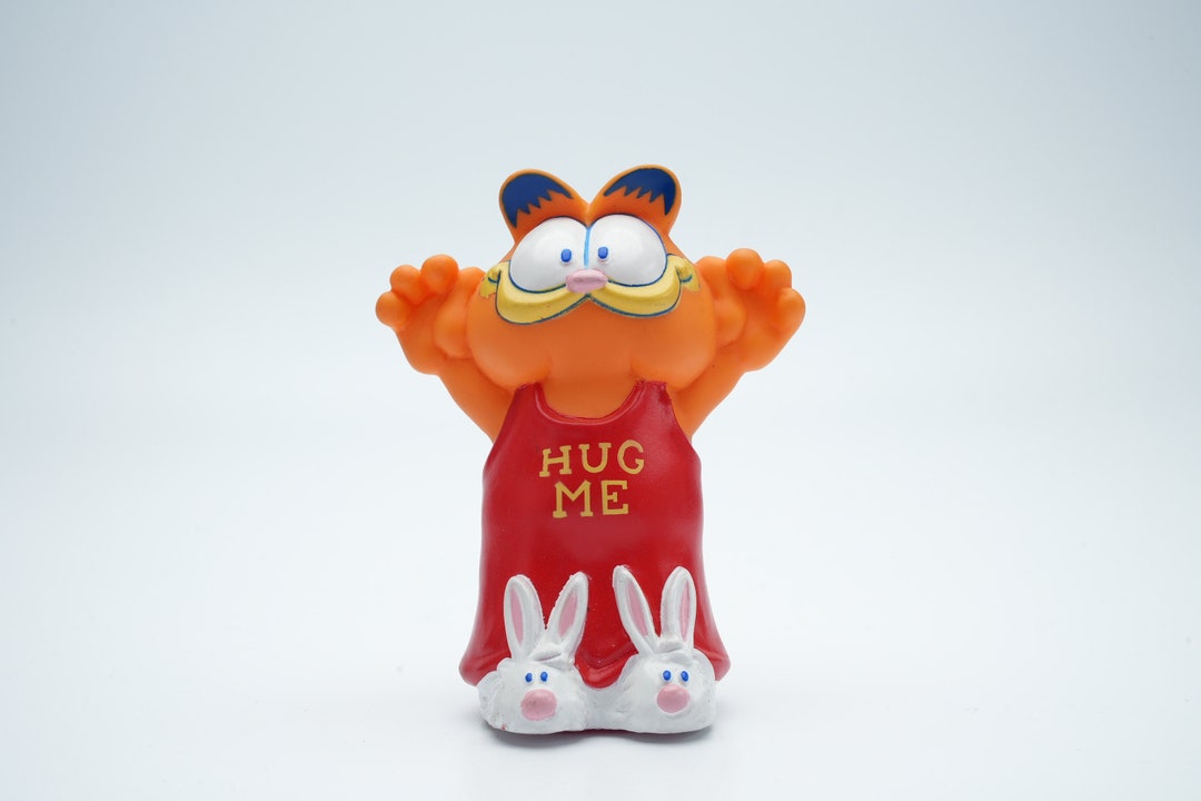 Vintage Soft Rubber Garfield Toy Figure | Rare Garfield Collectible - Etsy