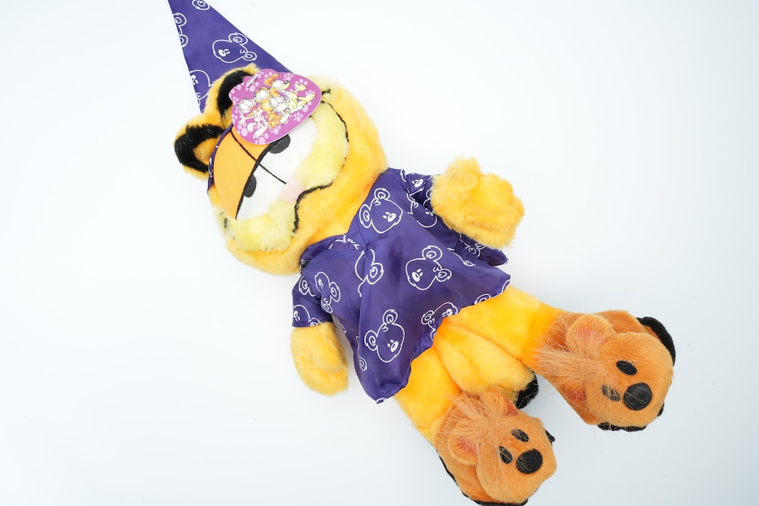 Garfield Dressed as a Wizard Vintage Plush of Garfield the Cat - Etsy