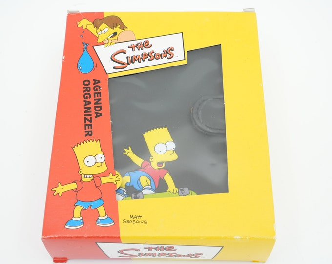 Vintage Simpsons Diary/organizer | Retro Diary Simpsons | Bart Simpson ...