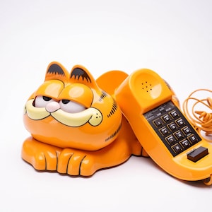 Vintage Garfield Telephone by Tyco Toys – Iconic 1980s Collectible - Etsy