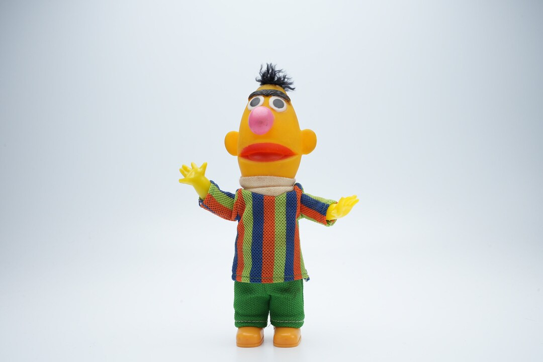 Vintage Wind-up Bert Figure - Rare Sesame Street Collectible - Etsy