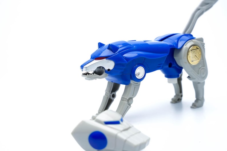 Power Rangers Mighty Morphin Ninjazord – Blue Wolf Zord – Bandai 1995 ...
