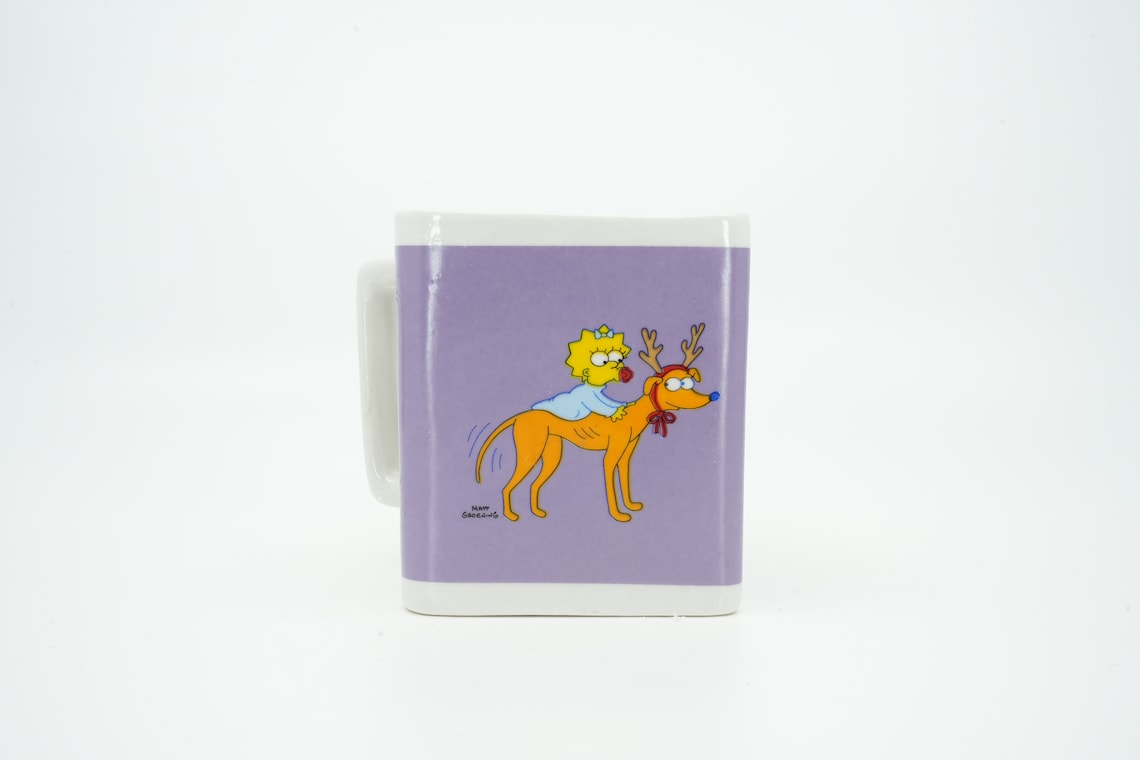 Vintage Simpsons Mug Maggie From Fox Channel (quick ) | Simpsons ...