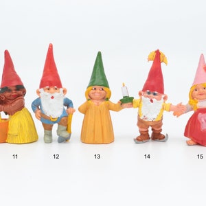 David de kabouter figuren uit '80 / 1988 kabouter poppetjes vintage ...