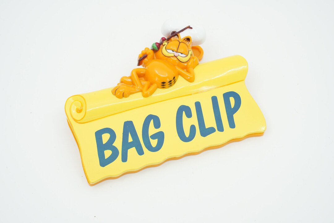 Vintage Garfield Bag Clip | Chip Clip by Giftco - Etsy