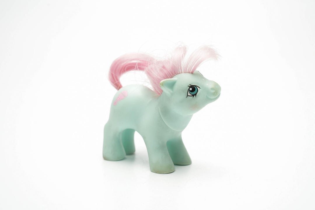 Vintage My Little Pony Baby Cuddles – G1 Baby Pony 1986 – Mint Green ...