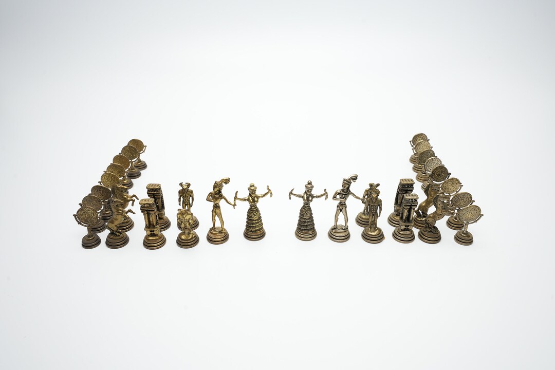 Rare Greek Gods Chess Set – Complete 32-piece Collection - Etsy