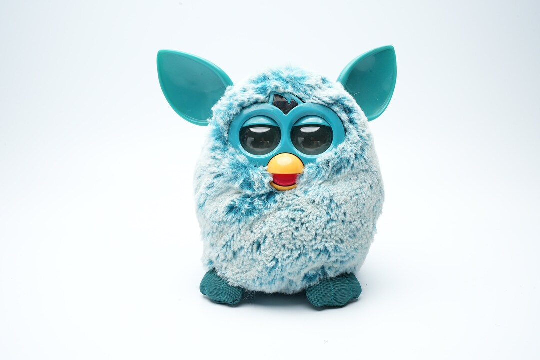 Rare Furby Interactive Electronic Toy Completely Yellow Speaks French ...