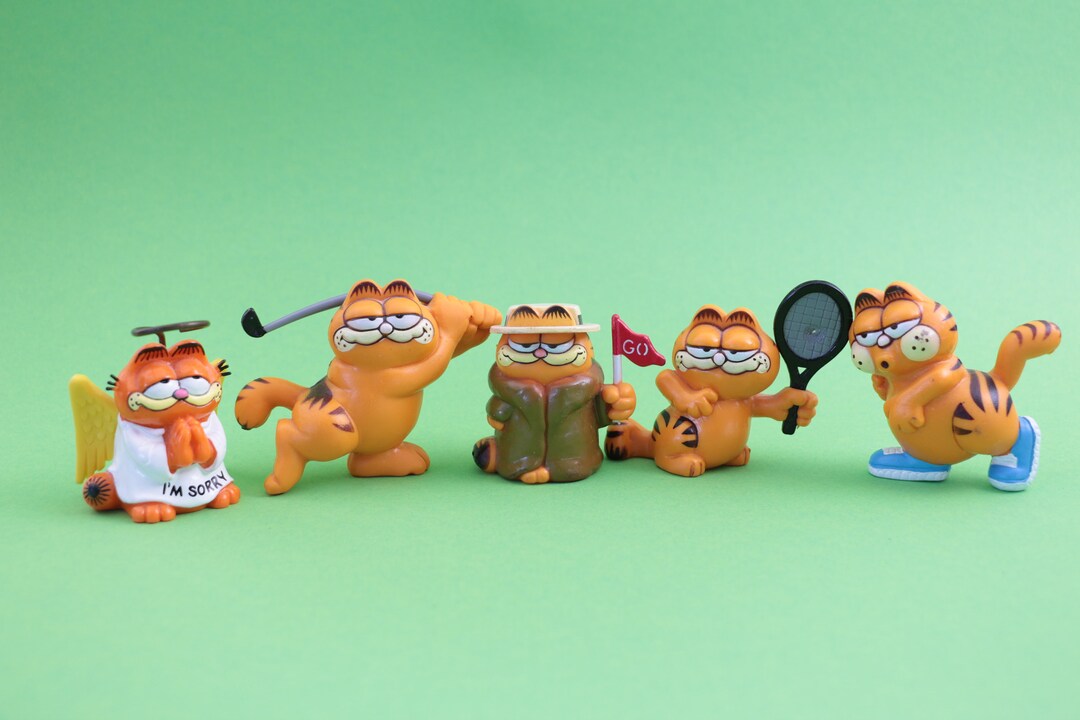 Garfield PVC Figures Garfield Vintage Figures From the 1980s / 1990s ...