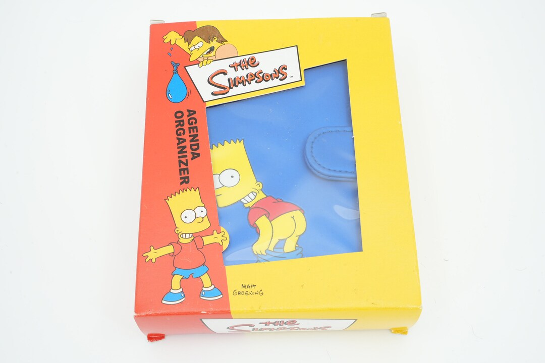 Vintage Simpsons Diary/organizer Retro Diary Simpsons Bart Simpson ...
