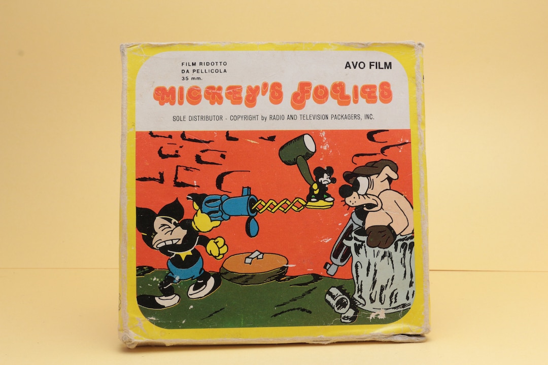 Rare Vintage Super 8 MM Films Walt Disney Mickey's Foils Mickey Mouse ...