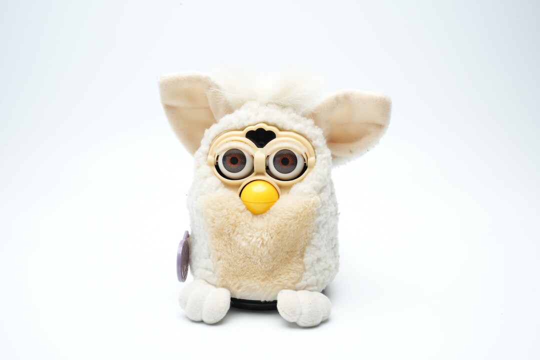 Furby 1999 Rare Gen 7 Mink Black Wolf Furby Tag Vintage Furby With Gray ...
