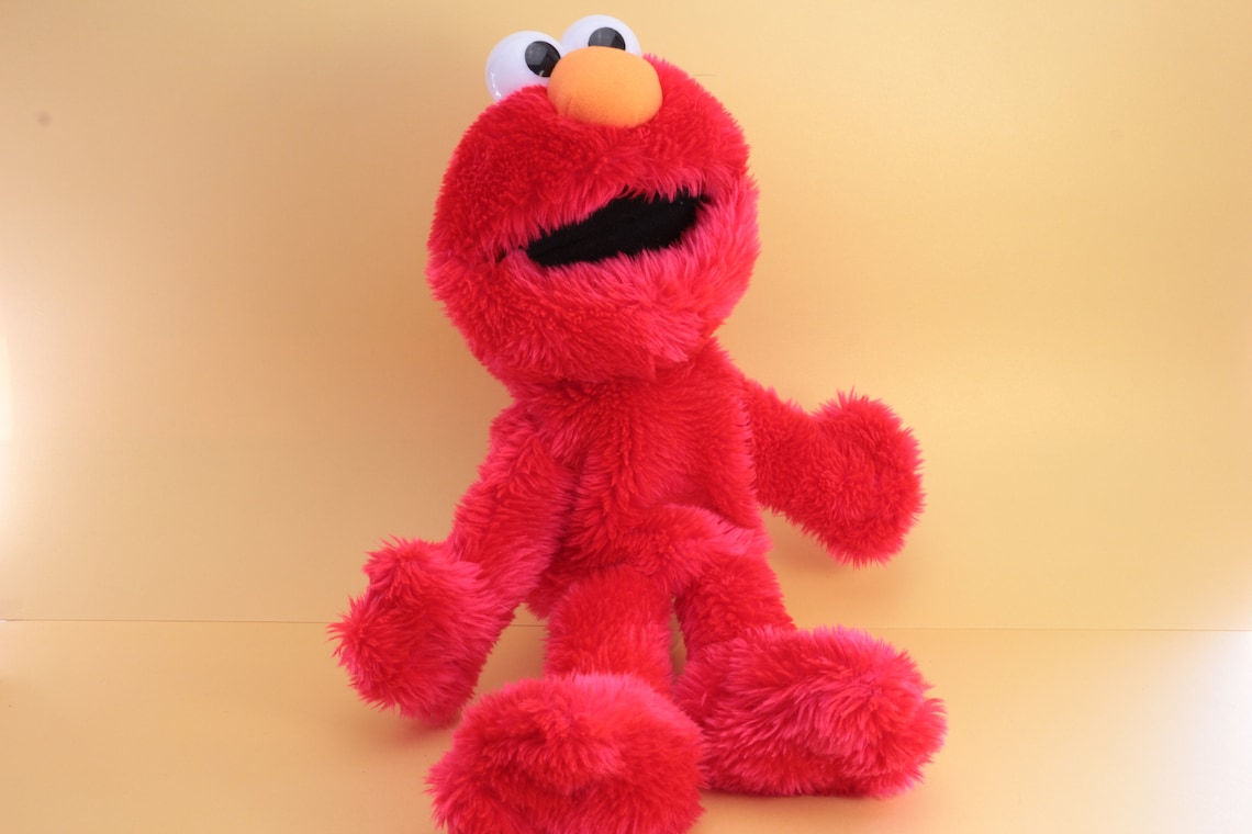 Elmo Hand Puppet Elmo of the Muppets Sesame Street Hand - Etsy