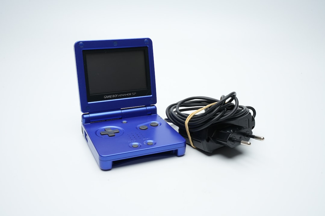 Nintendo Gameboy Advance SP - Blue With Charger - Collectible - Etsy