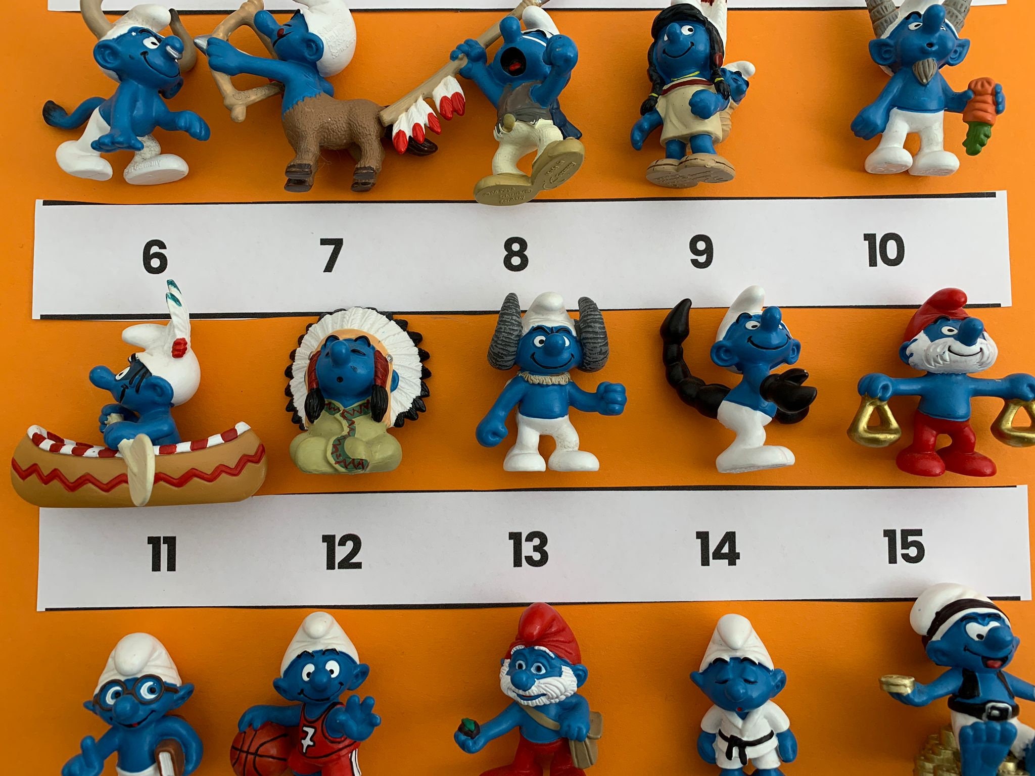 DIFFERENT SMURFS Vintage Smurfs PVC Figures Peyo Schleich - Etsy