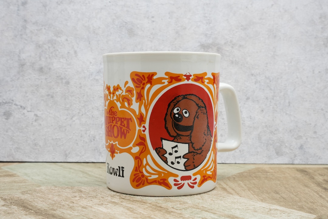 Rare Muppets Show Mug Collector's Item Rowlf the Dog Kiln Craft 1978 ...