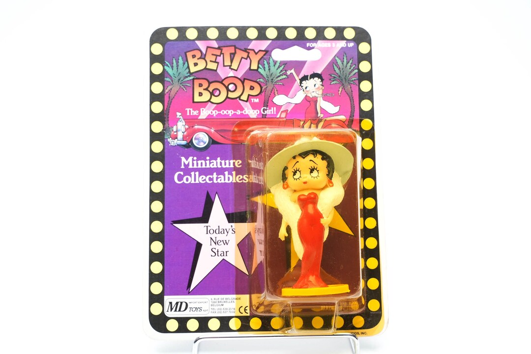 Betty Boop Miniature Figure 1986 MD Toys Hollywood Glamour Edition - Etsy