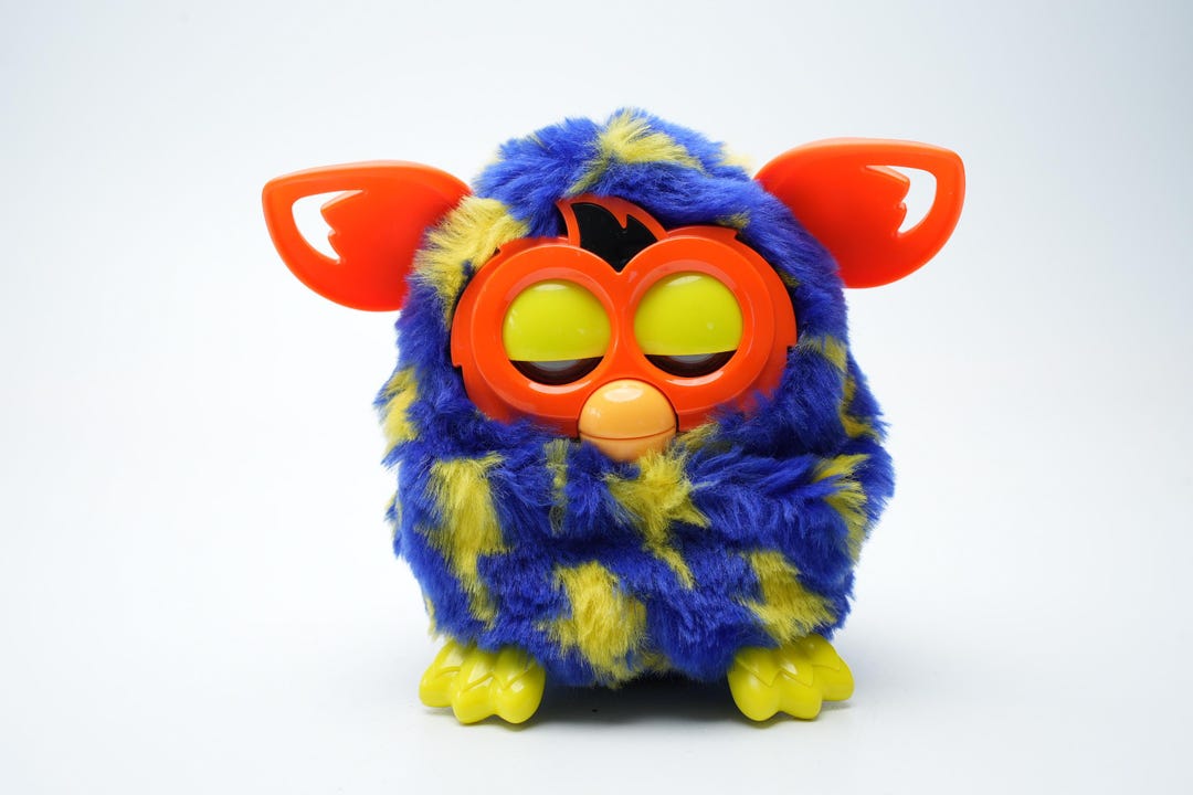 Furby Boom Blue-yellow With Orange Ears | Interactive Toy | Sold as ...