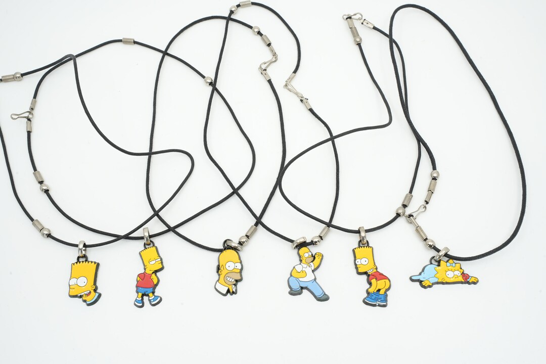 Vintage Simpsons Necklace 80s With Nice Charm - Etsy