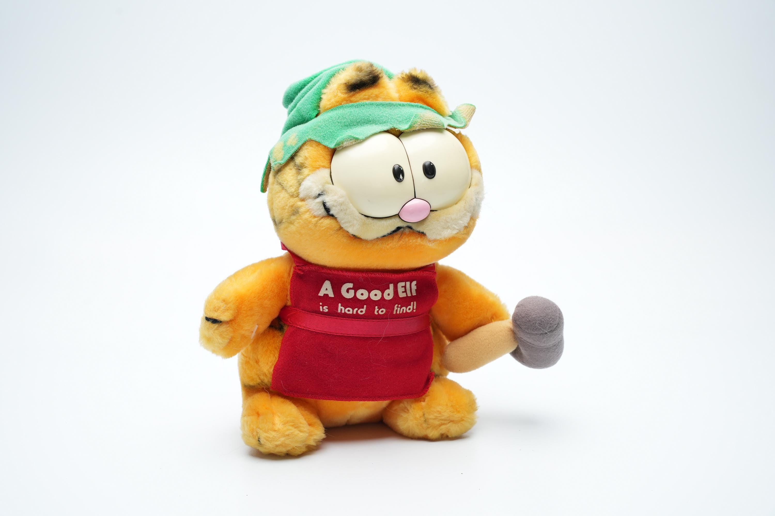 Garfield Christmas Elf Plush Toy – 22 Cm (8.7 Inches) – United Feature ...