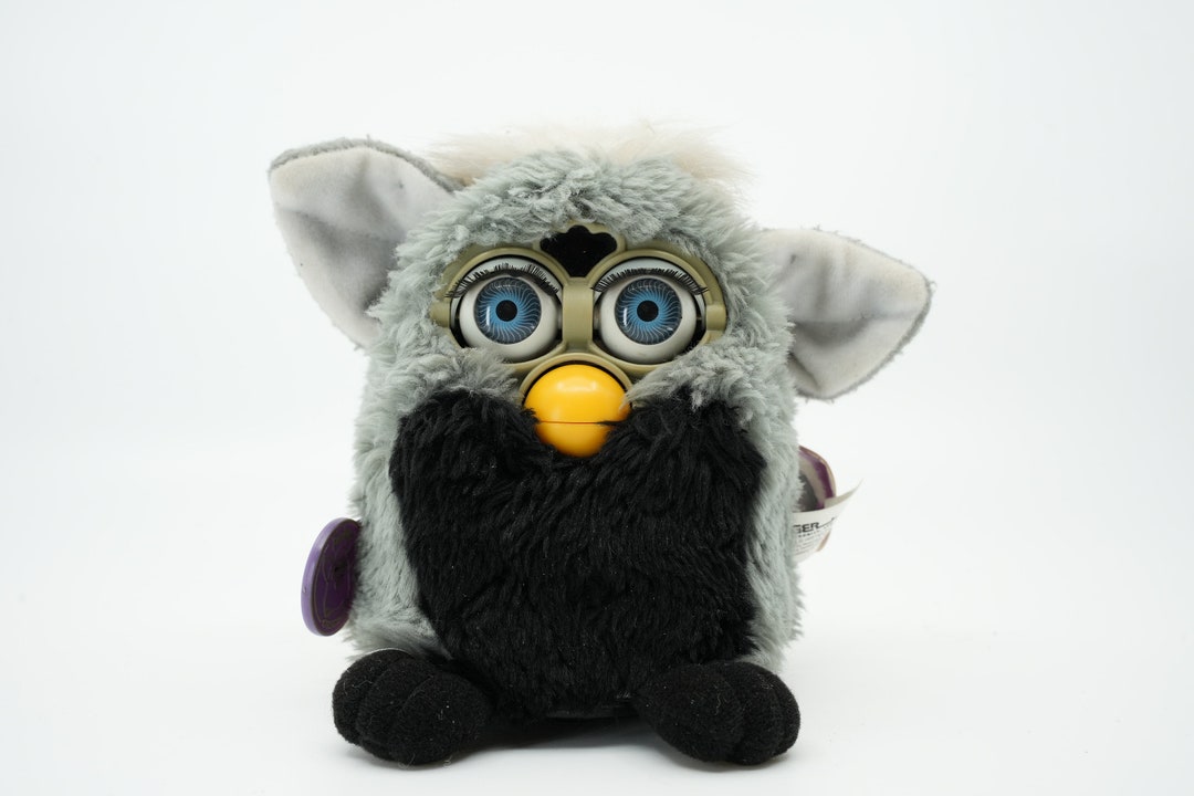 Vintage Furby Koala Blue Eyes 1999 Furby Tag Vintage Furby With Grey ...