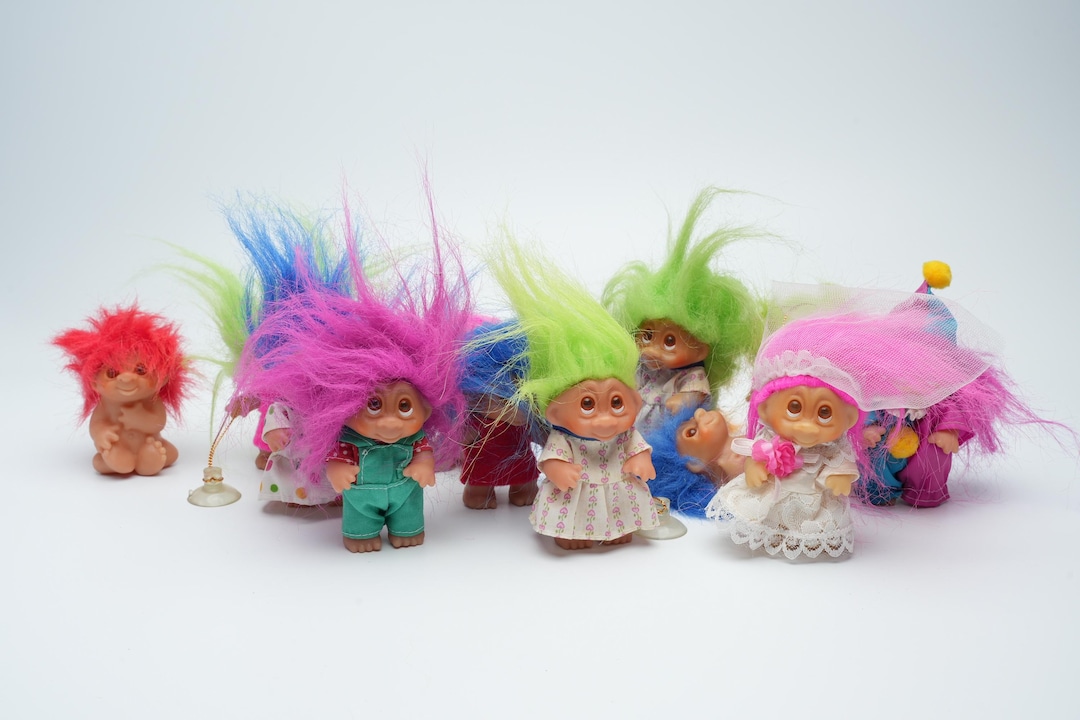 Unique Vintage Dam Trolls – Classic Troll Figures With Distinct ...