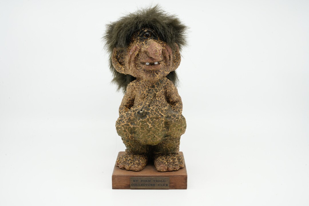 Vintage Nyform Troll Limited Edition #894 - Unique One-eyed Troll (2000 ...