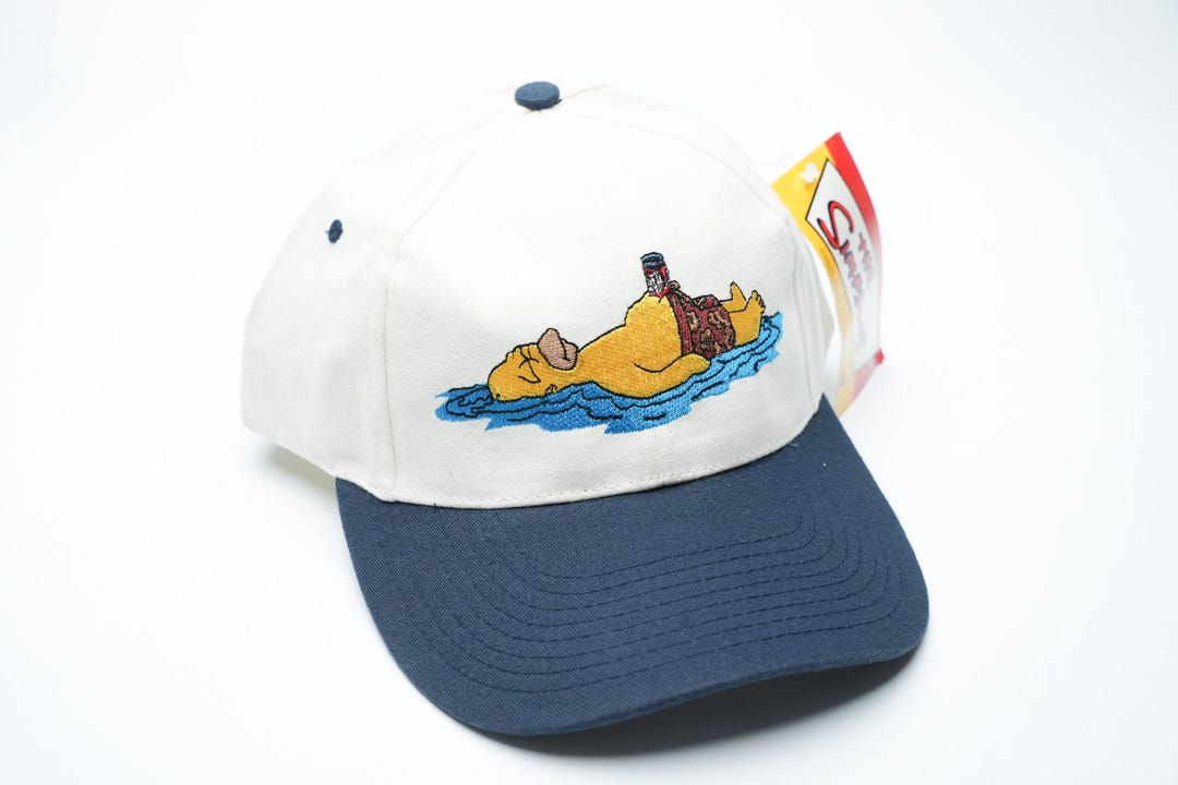 Vintage the Simpsons Cap Homer Simpson – 1999 Cartoon Cap – White With ...