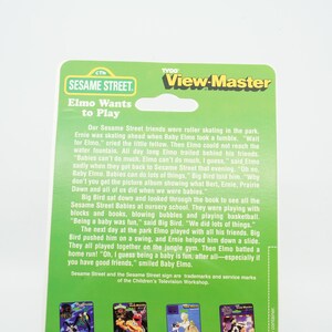 Vintage Viewmaster Elmo Wants to Play Sealed View Master Elmo Want to ...