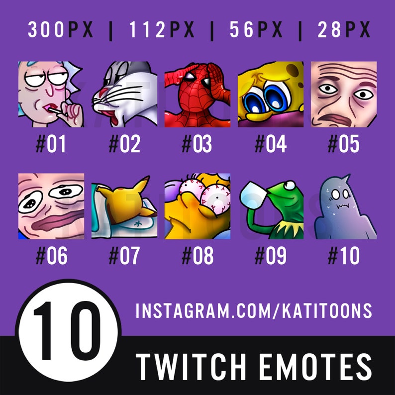 10 Dank Memes Twitch Emotes Ultimate Pack 17 / Emotes für | Etsy