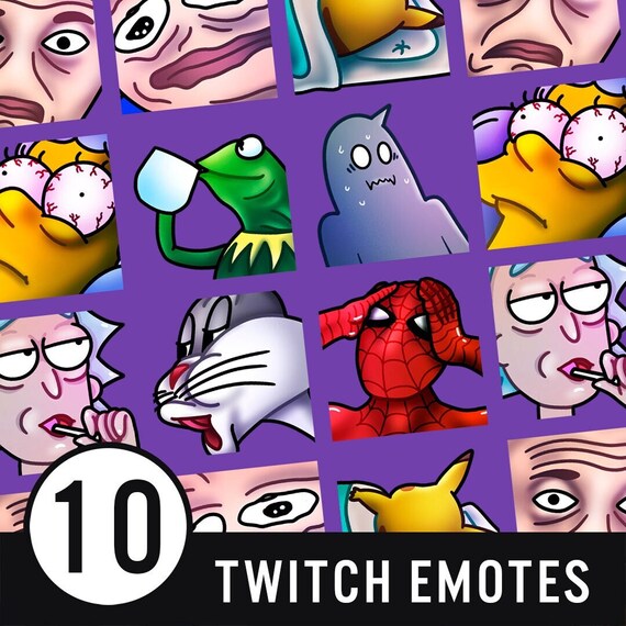10 Dank Memes Twitch Emotes Ultimate Pack 17 / Emotes für | Etsy
