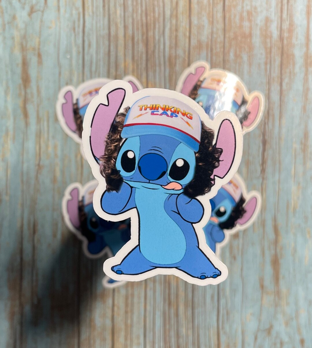 Stitch X Dustin Henderson - Stranger Things - Stitch - Sticker ...