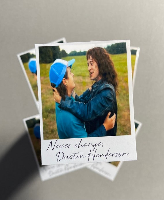 Eddie X Dustin Sticker Waterproof Gift Water Bottle - Etsy