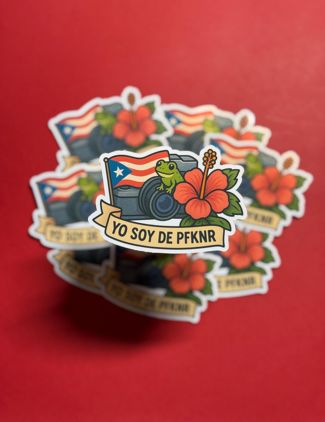 Yo Soy De PFKNR- Bad Bunny - Sticker - Waterproof - Gift - Puerto Rico ...