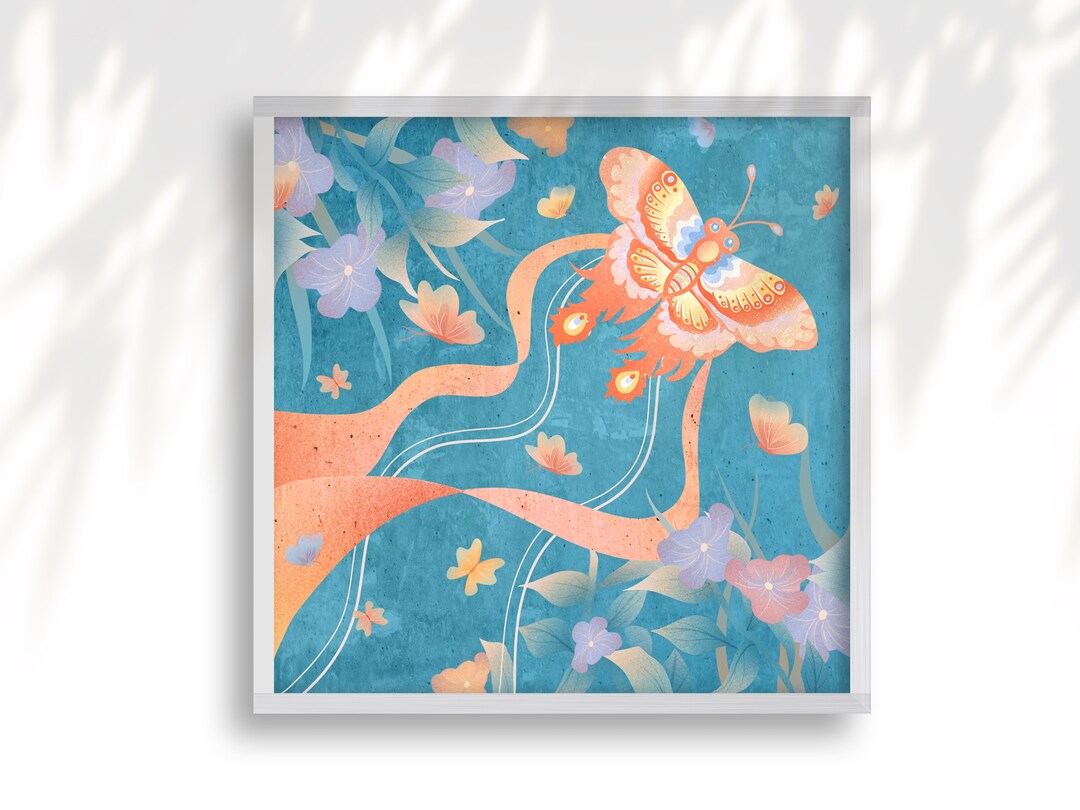 Art Print Kite #3 | Wall Art | Poster | Original Illustration Design by ...