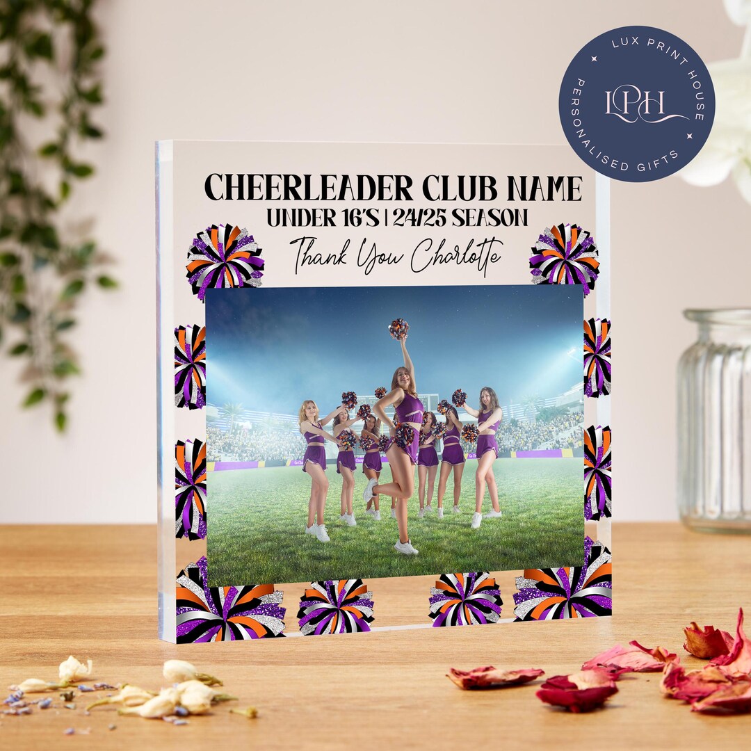 Cheerleader Coach Gifts, Acrylic Block, Cheerleader Manager Gift, Thank ...