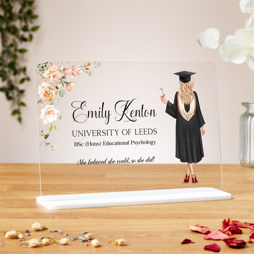 Graduation Gifts for Her, Graduation Acrylic Plaque, Graduation Gift ...