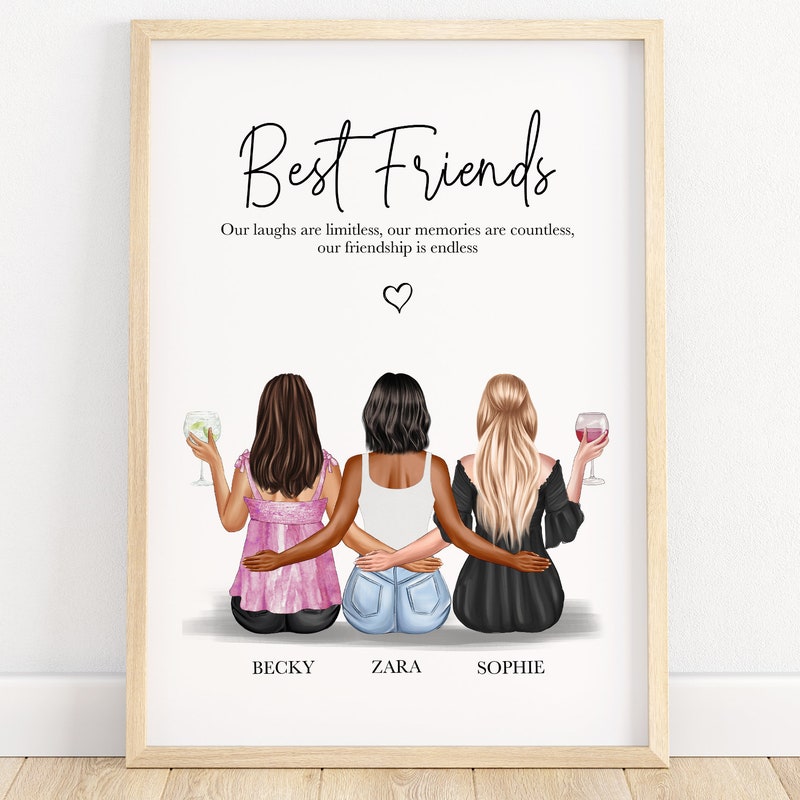 Best Friend Art - Etsy