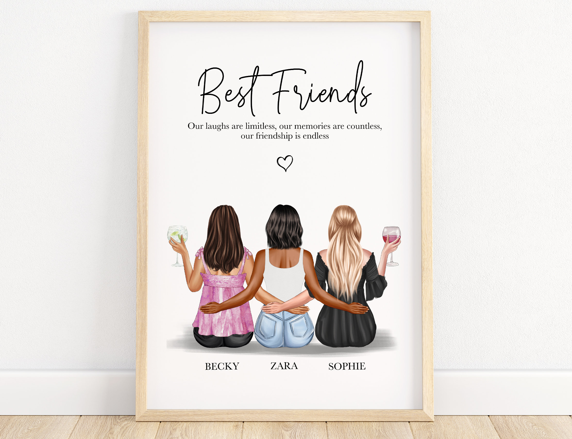 3 Best Friends Forever Girls