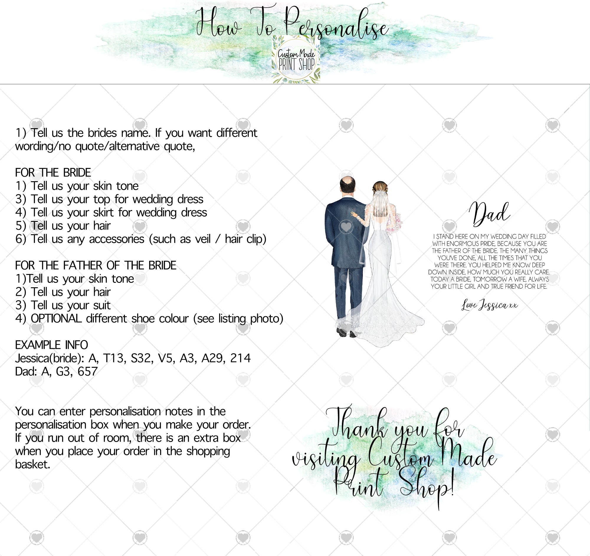 Father of the bride gift father of the bride print father of | Etsy