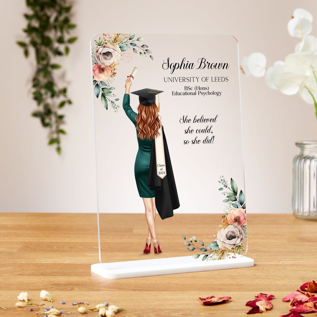 Graduation Gifts for Her, Graduation Acrylic Plaque, Graduation Gift ...