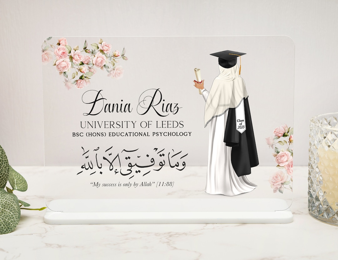 Muslim Graduation Gift for Her Islamic Graduation Gift - Etsy