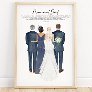 Parents of the Bride and Groom Print Family Wedding Print - Etsy