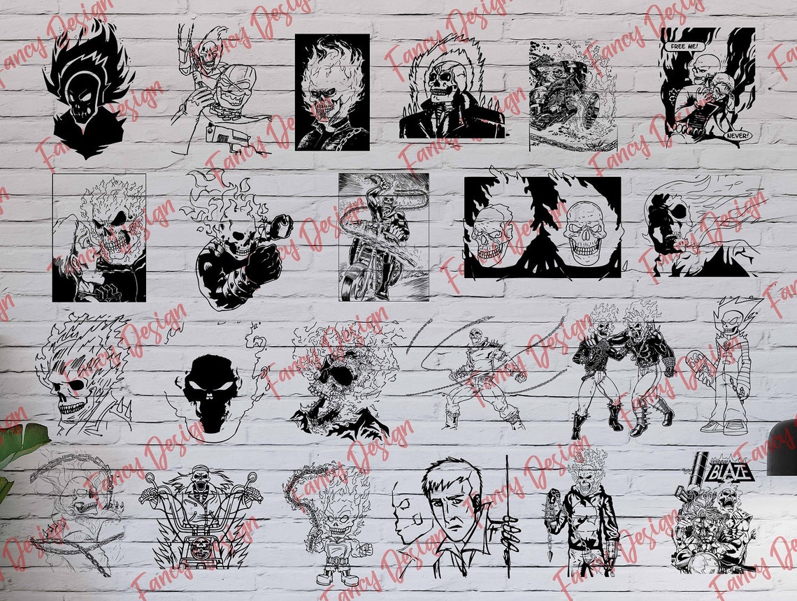 79 Ghost Ride SVG Bundle Rider SVG Bundle Biker Skull Svg - Etsy