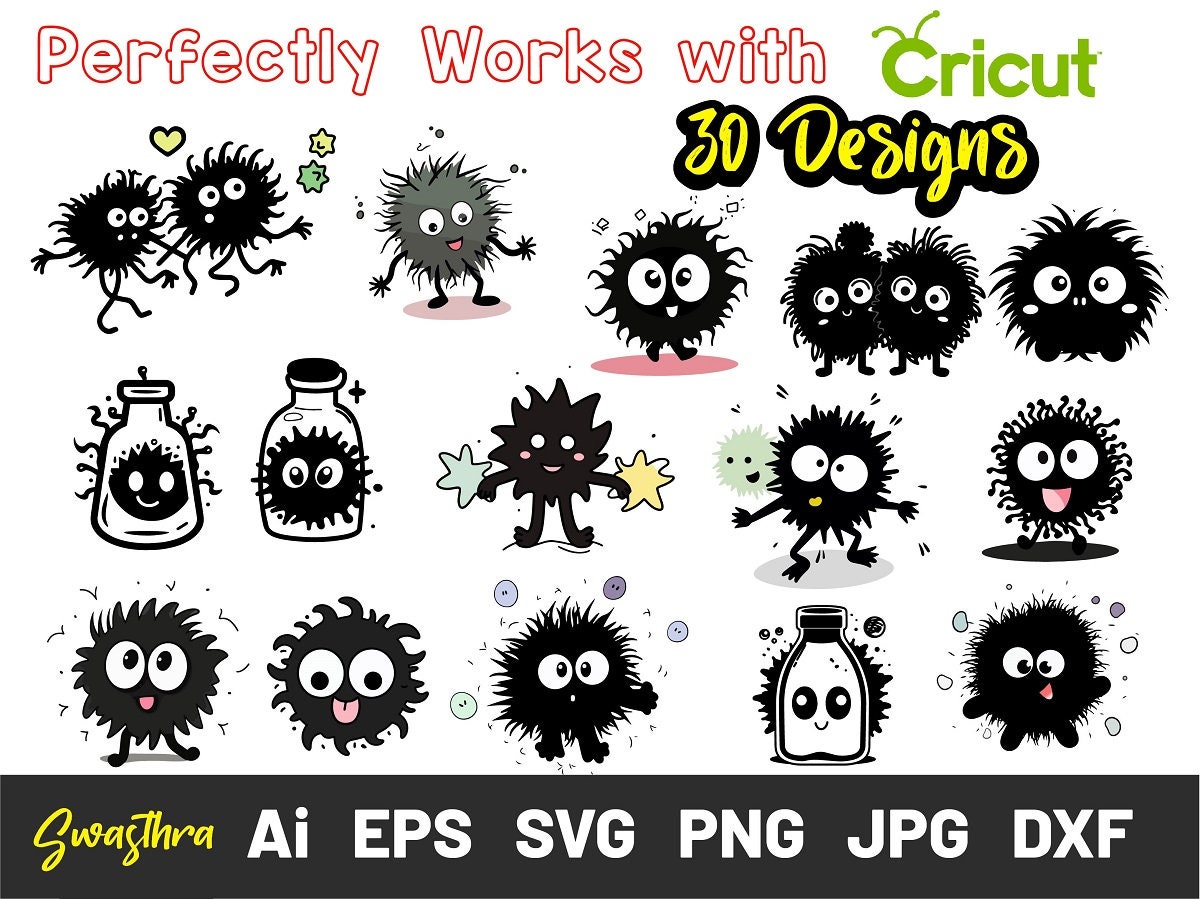 Soot Dancer Svg, Sprites Svg, Soot Balls Clip, Sprites Candy Svg, Anime ...