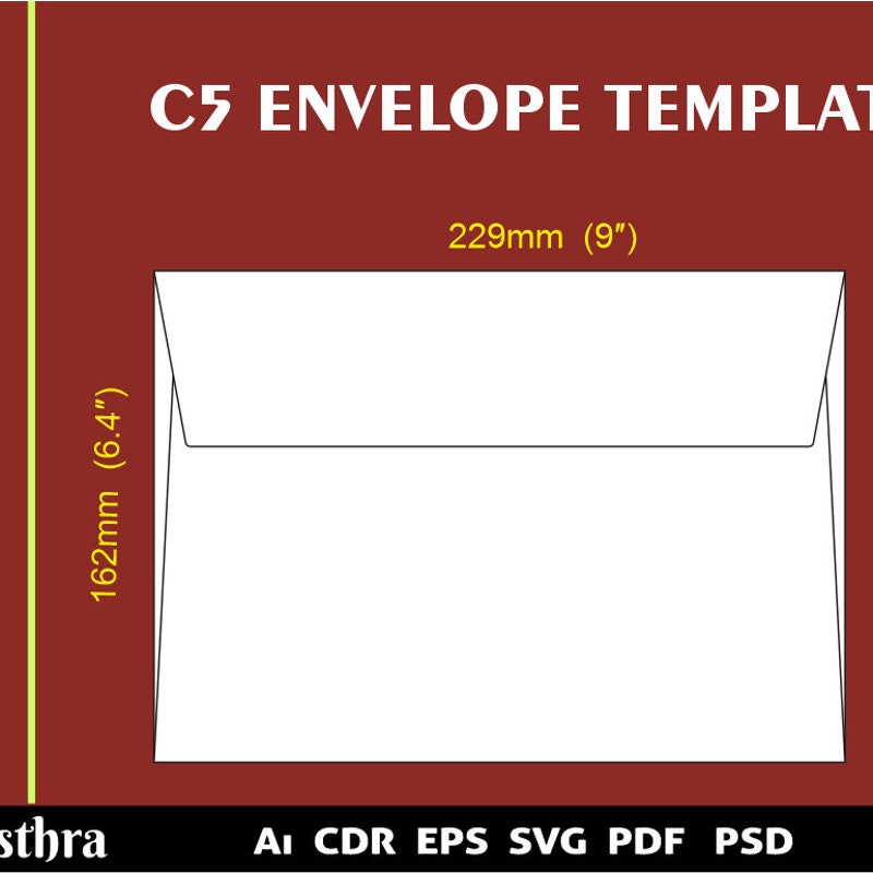 Green Envelope "c5" - Etsy