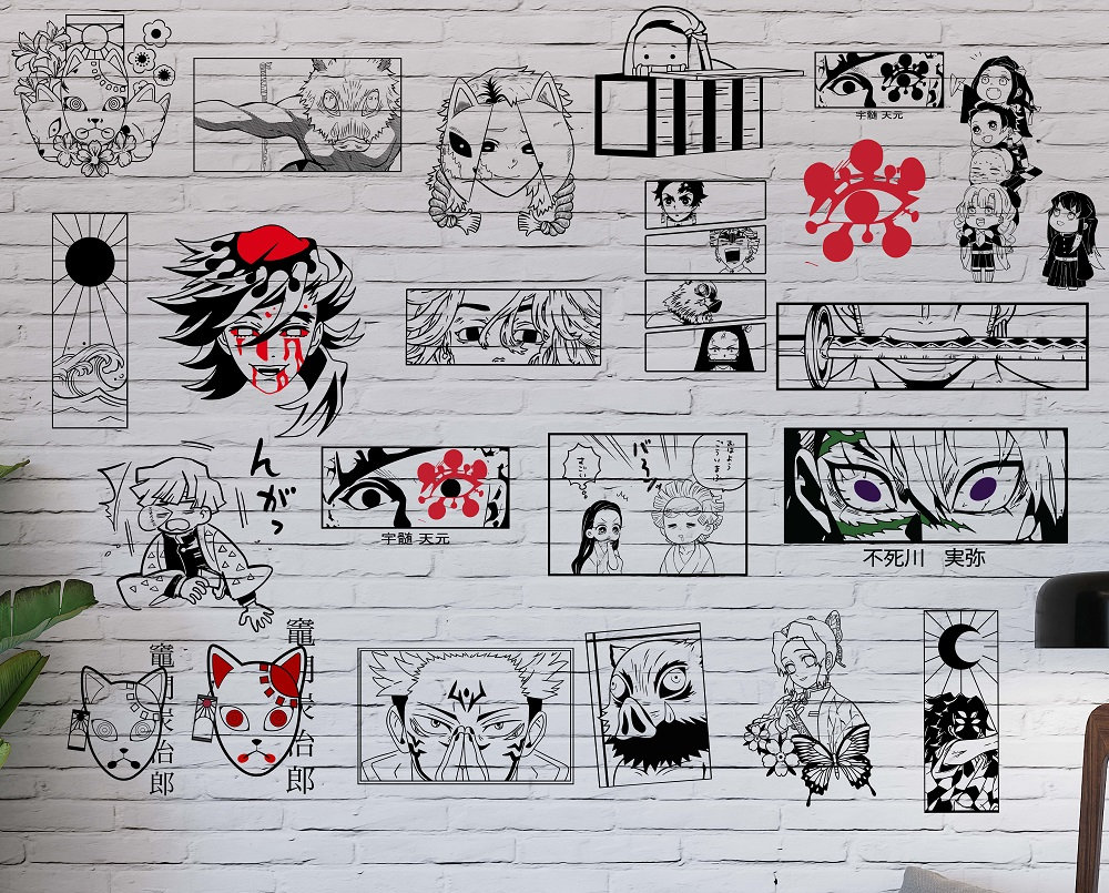 80 Slayer Team Anime SVG Bundle, Demon Sl4yer Svg, Anime Character SVG ...