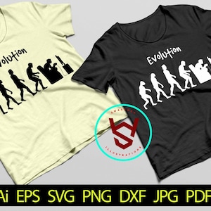 Gamer Evolution SVG, Gamers Vector, Human Evolution Svg, Evolution of ...